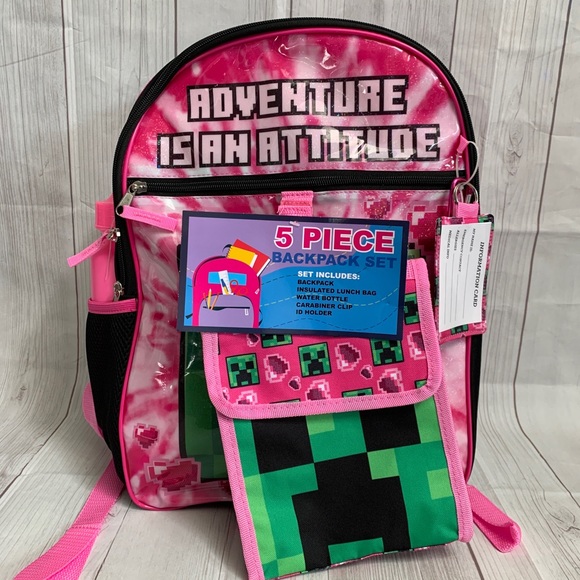 Minecraft | Accessories | Minecraft Adventure Is An Attitude Pink ...